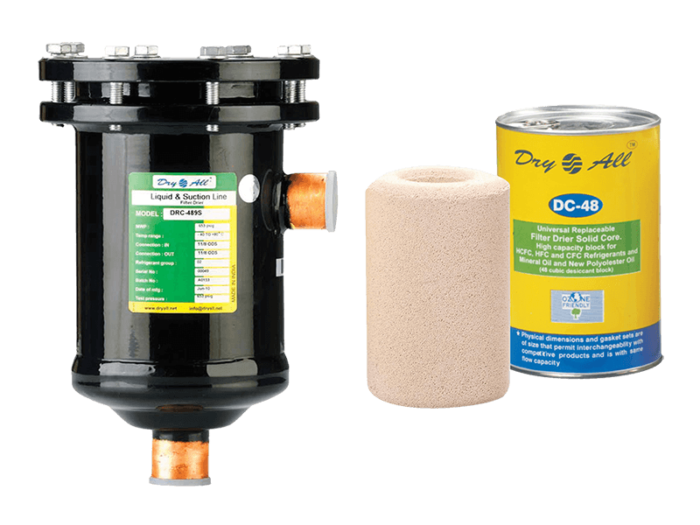 Dry All | Filter Drier Core & Shell