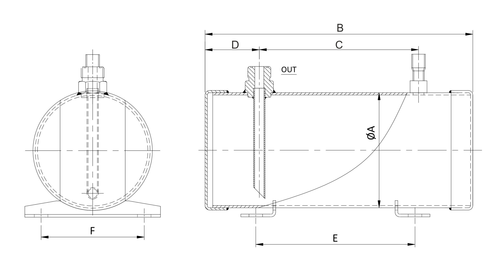 Dry All | Liquid Refrigerant Receiver Horizontal